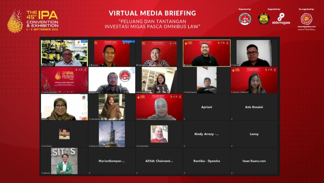 Virtual Media Briefing of IPA Convex 2021 | Indonesian Petroleum ...